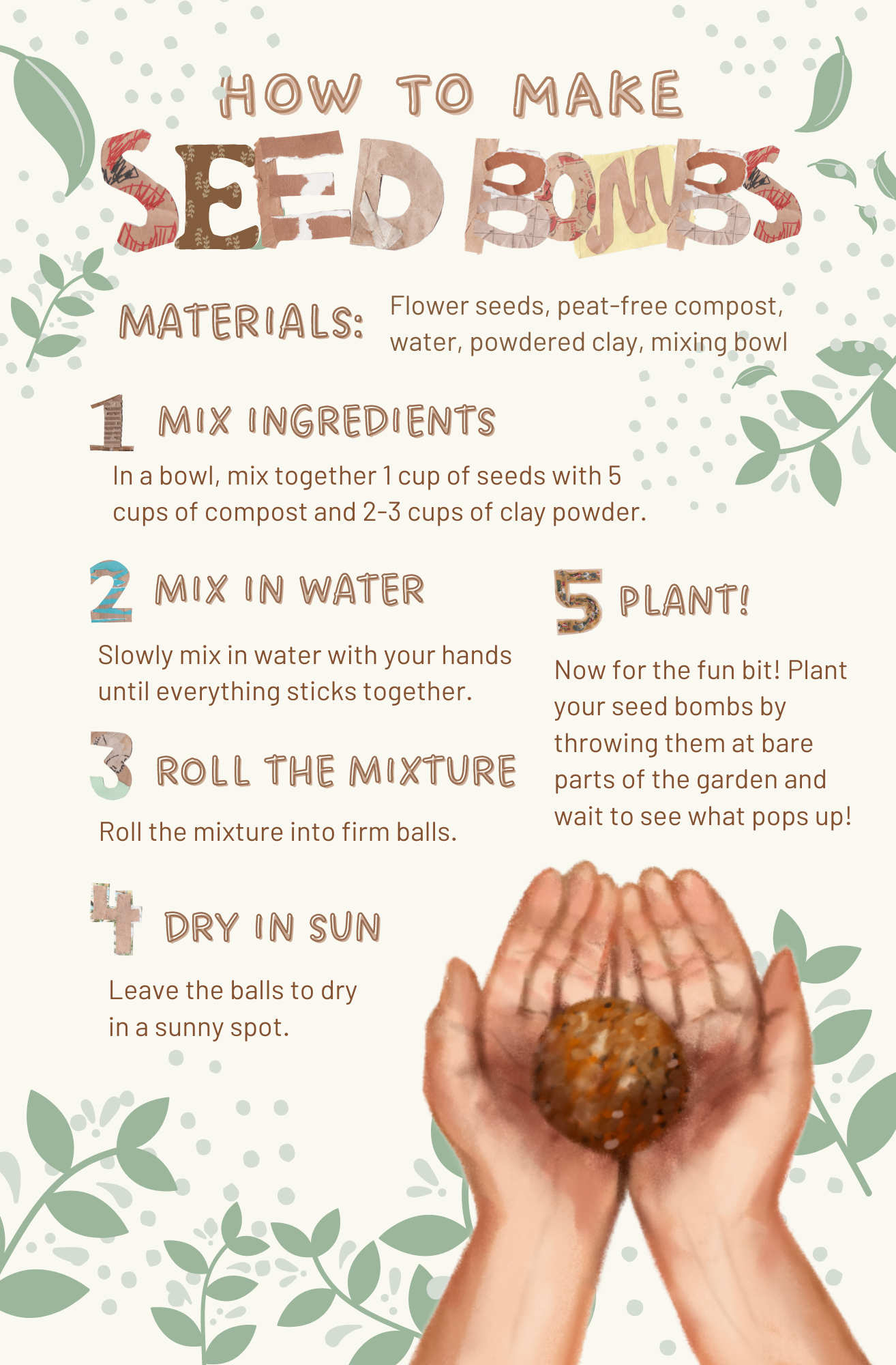 How to make seed bombs – TCHS Rampage